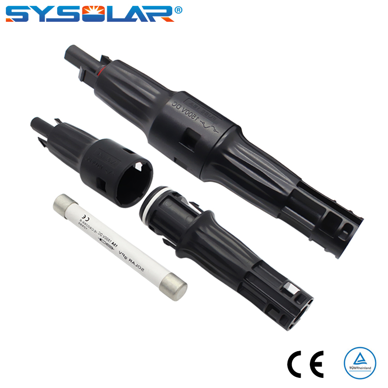 MC4 inline fuse holder 1500V for solar power wiring